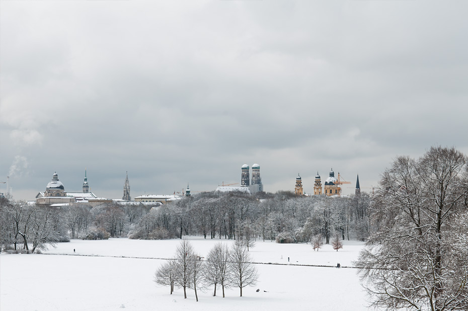 Münchner Spaziergänge: Frisch gefallener Schnee | Bilder von Irgendwo ...